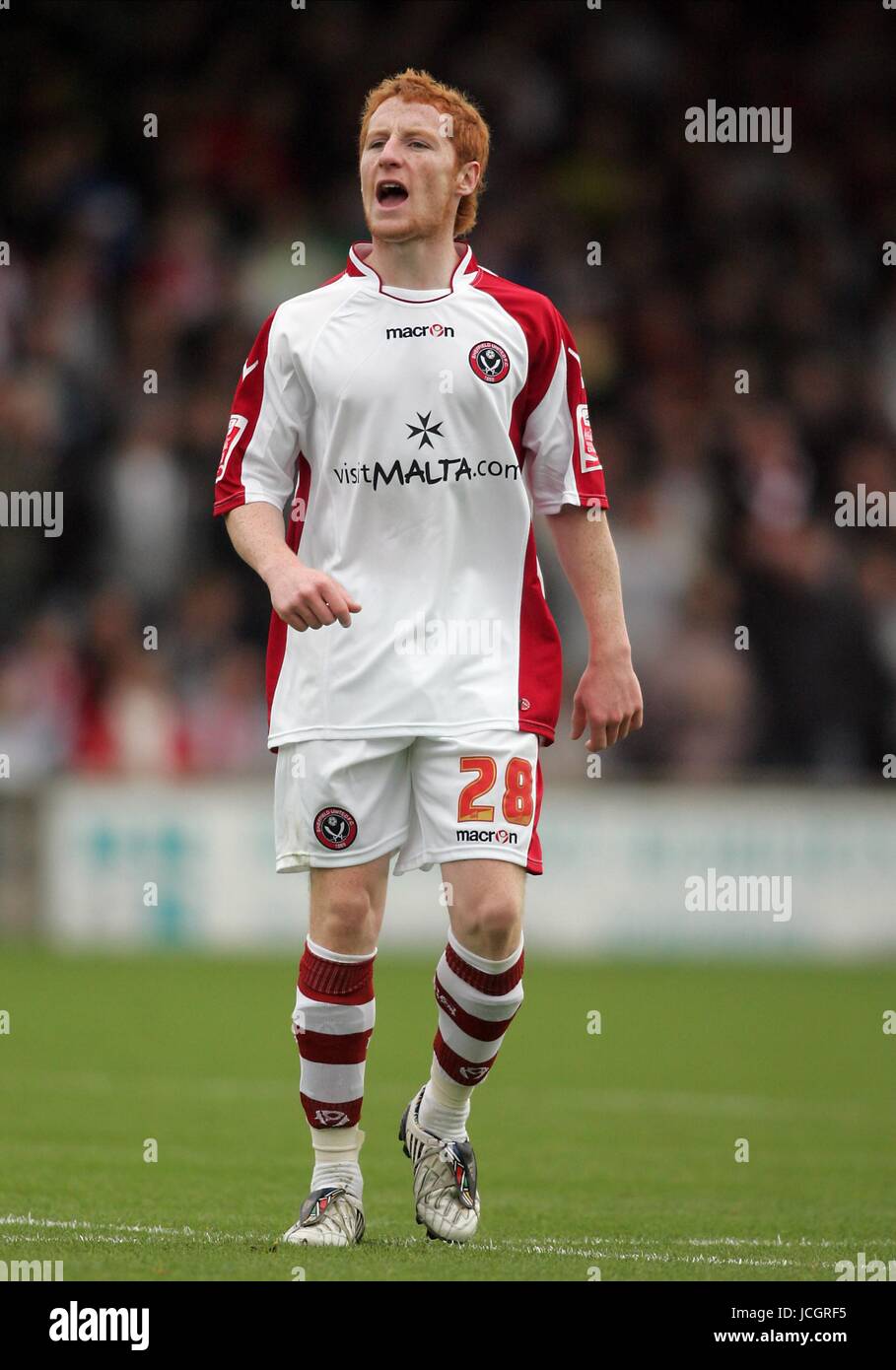STEPHEN QUINN SHEFFIELD UNITED FC SCUNTHORPE V SHEFFIELD UNITED ...