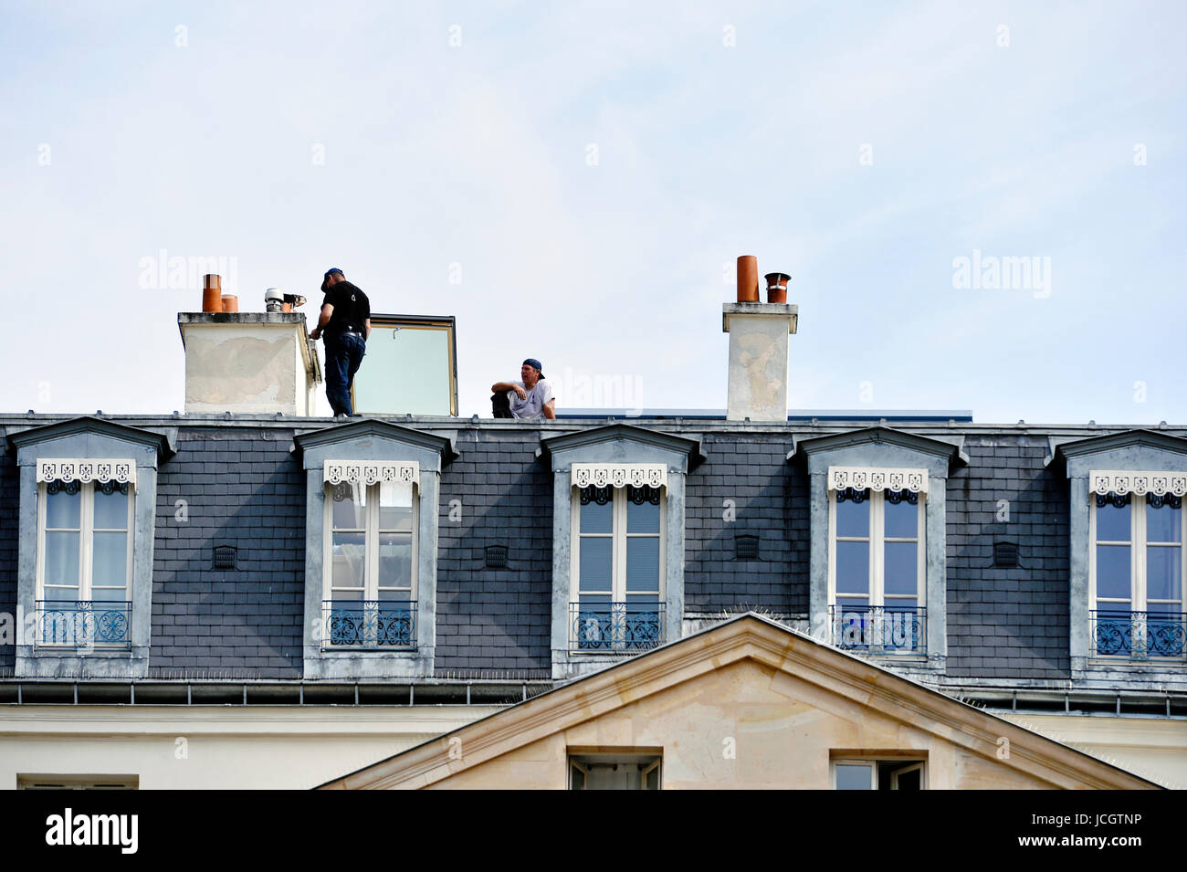 Zinc roof hi-res stock photography and images - Alamy
