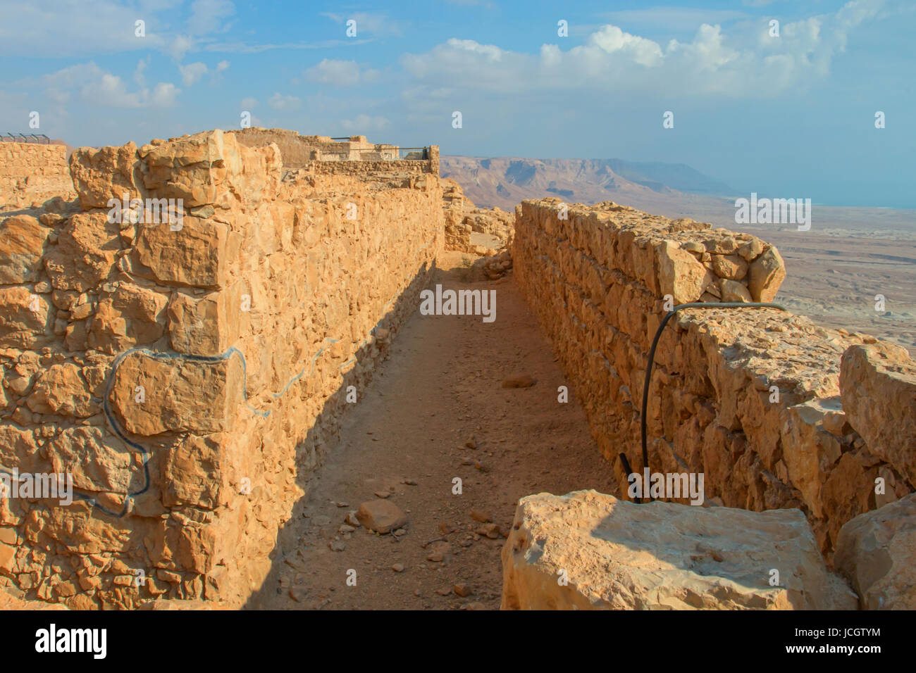 Ruins of Masada fortress, Israel Stock Photo - Alamy