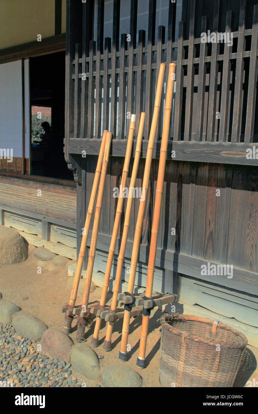 Takeuma Stilts at Satoyama Old Farmhouse Park in Musashi-Murayama city ...