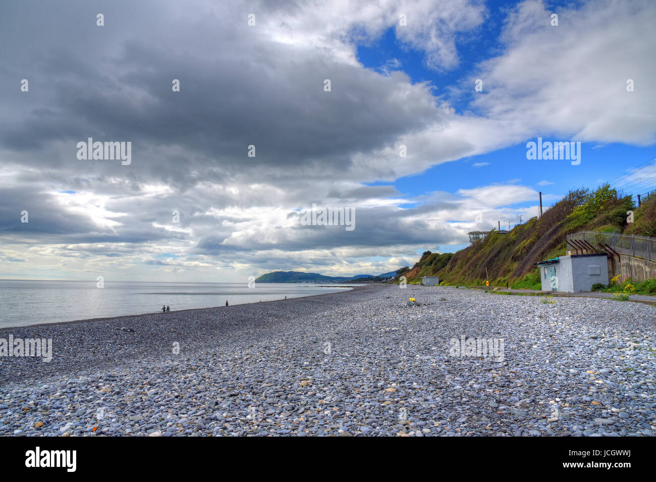 The view of the Killiney Beach in Dublin, Ireland Stock Photo - Alamy