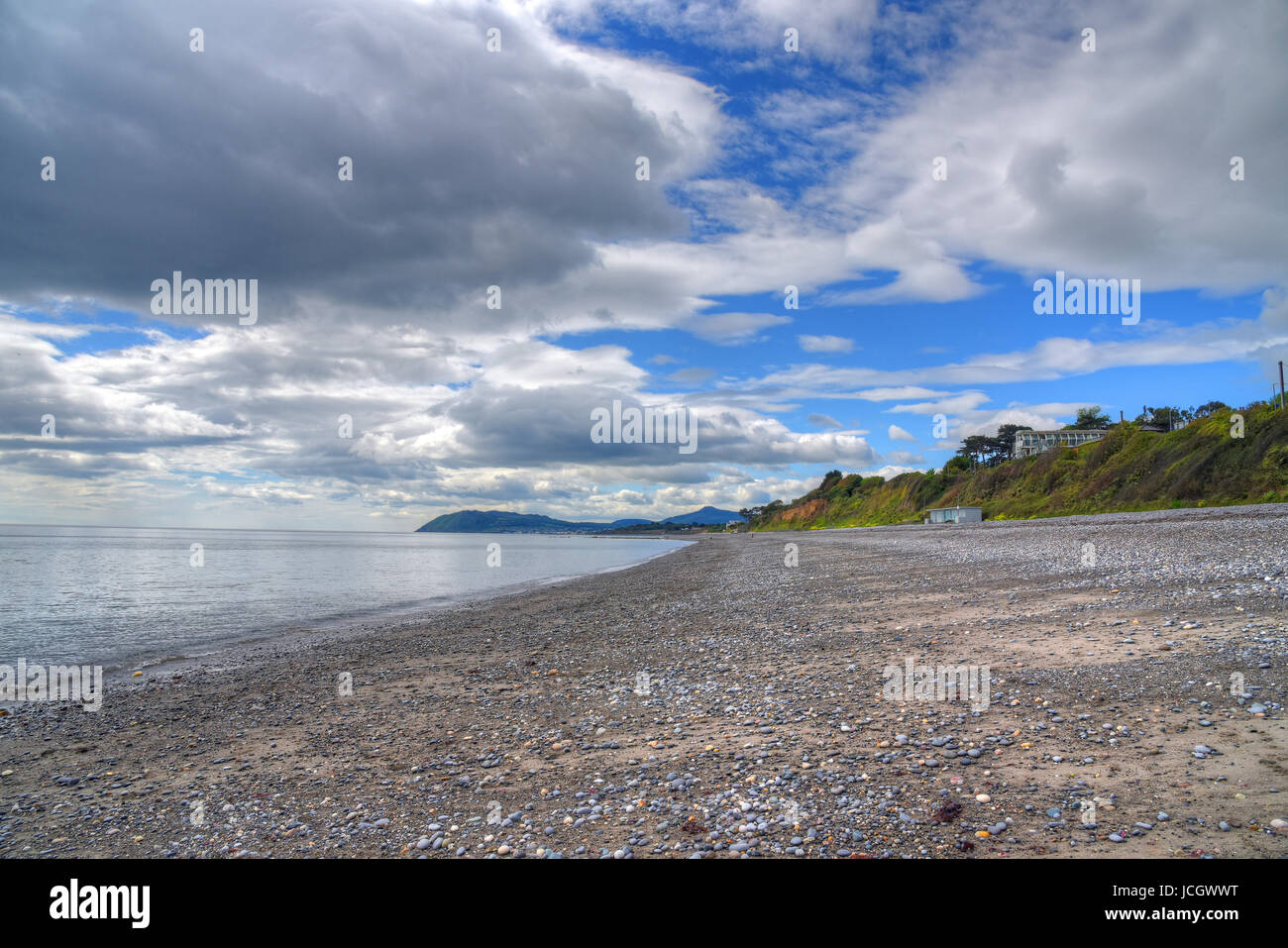 The view of the Killiney Beach in Dublin, Ireland Stock Photo - Alamy