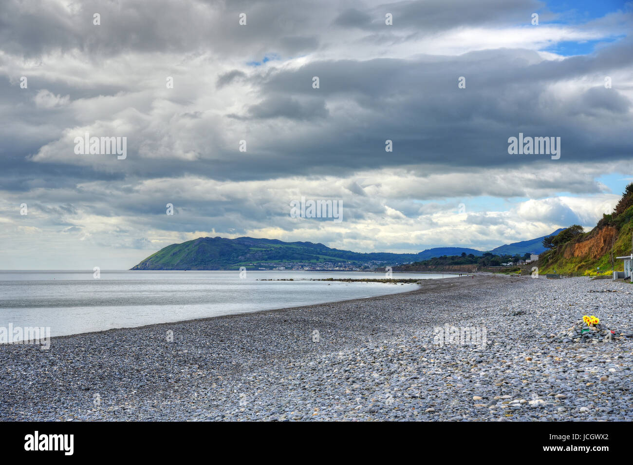 The view of the Killiney Beach in Dublin, Ireland Stock Photo - Alamy