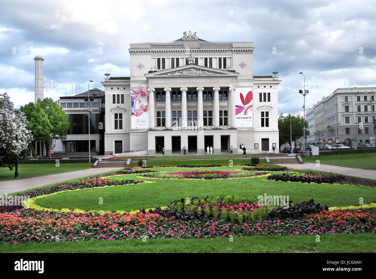 Latvian national opera house riga hi-res stock photography and images ...
