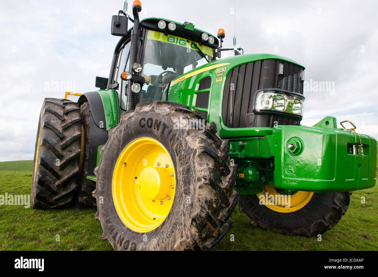 John Deere 6930 tractor Stock Photo - Alamy