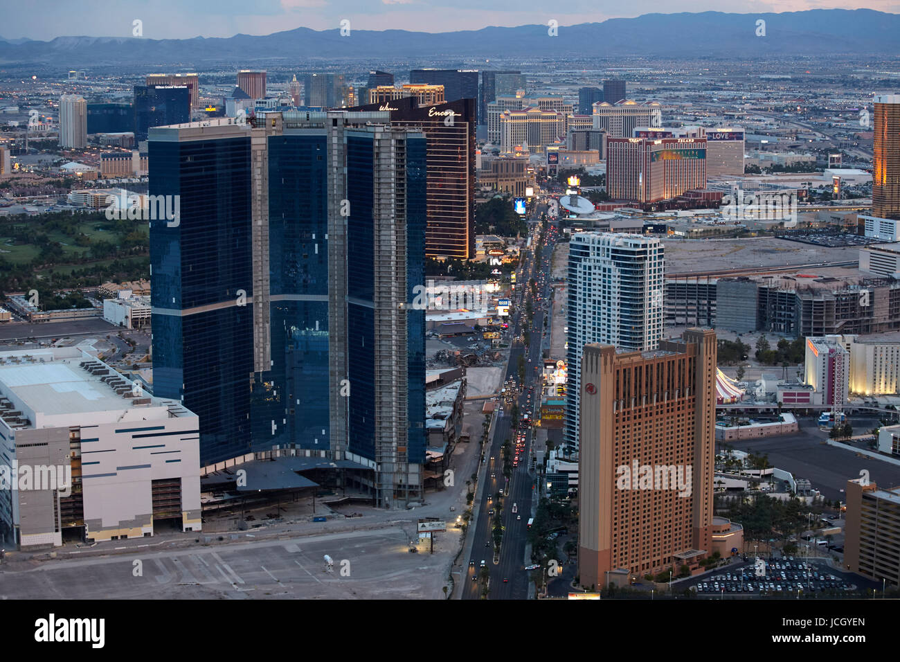 Aerial view las vegas hi-res stock photography and images - Alamy