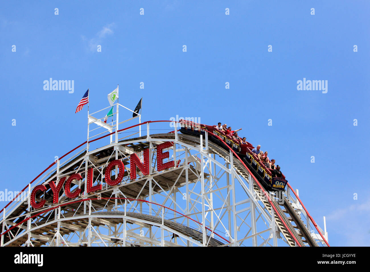 Cyclone coaster hi-res stock photography and images - Alamy