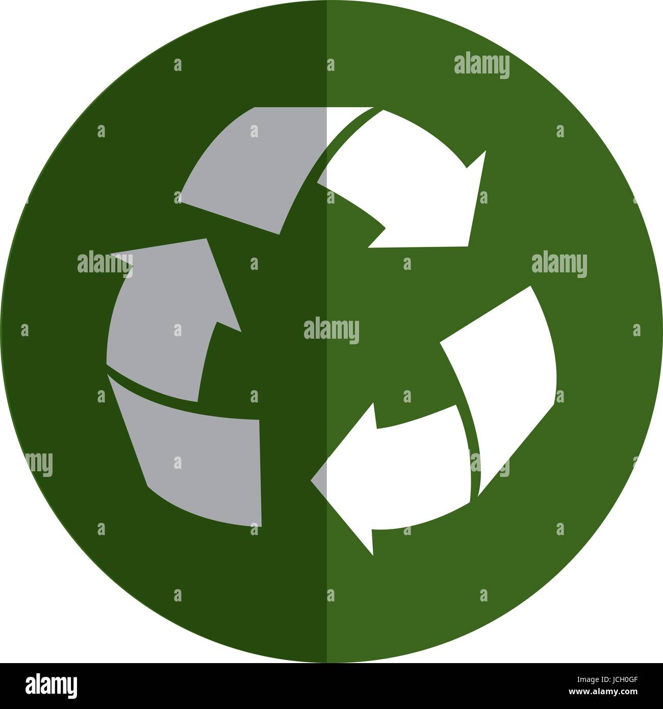 recycle arrows symbol icon Stock Vector Image & Art - Alamy