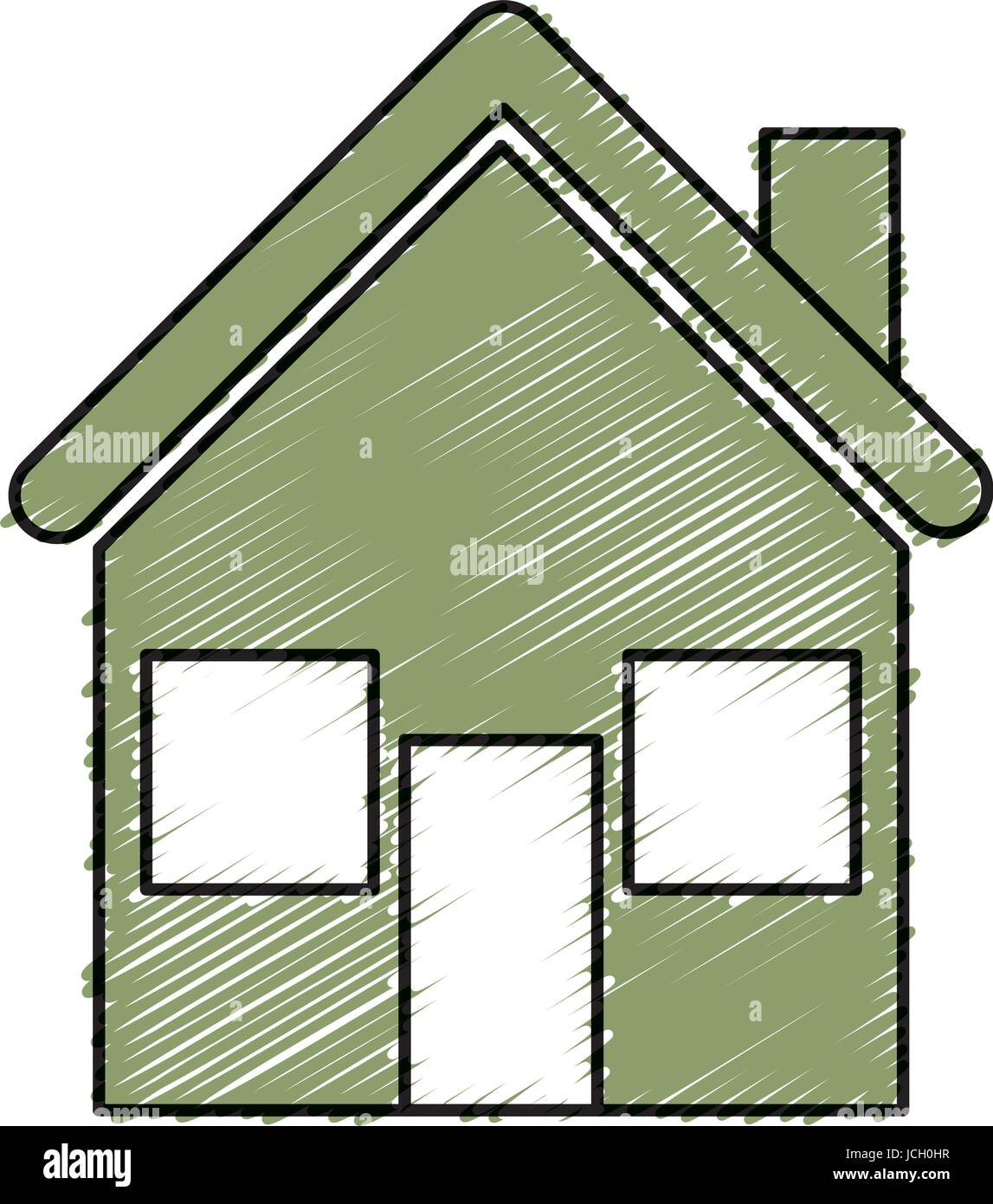 exterior house isolated icon Stock Vector Image & Art - Alamy