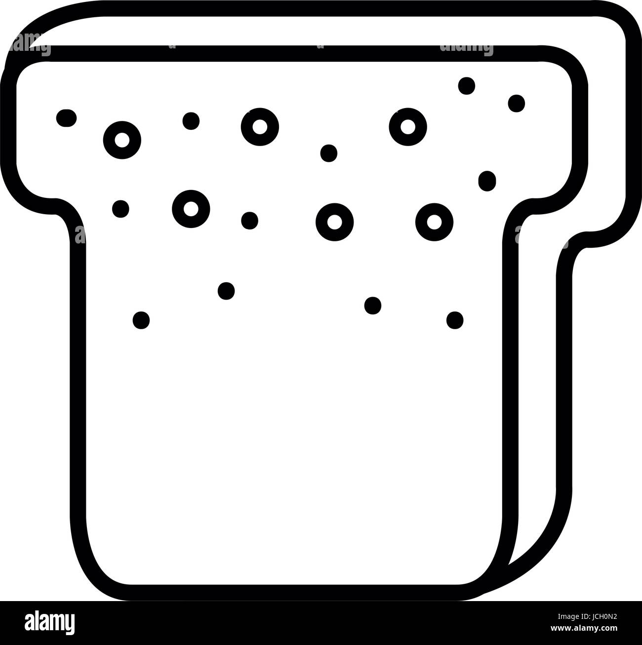 Tasty snack toasted bread Black and White Stock Photos & Images - Alamy