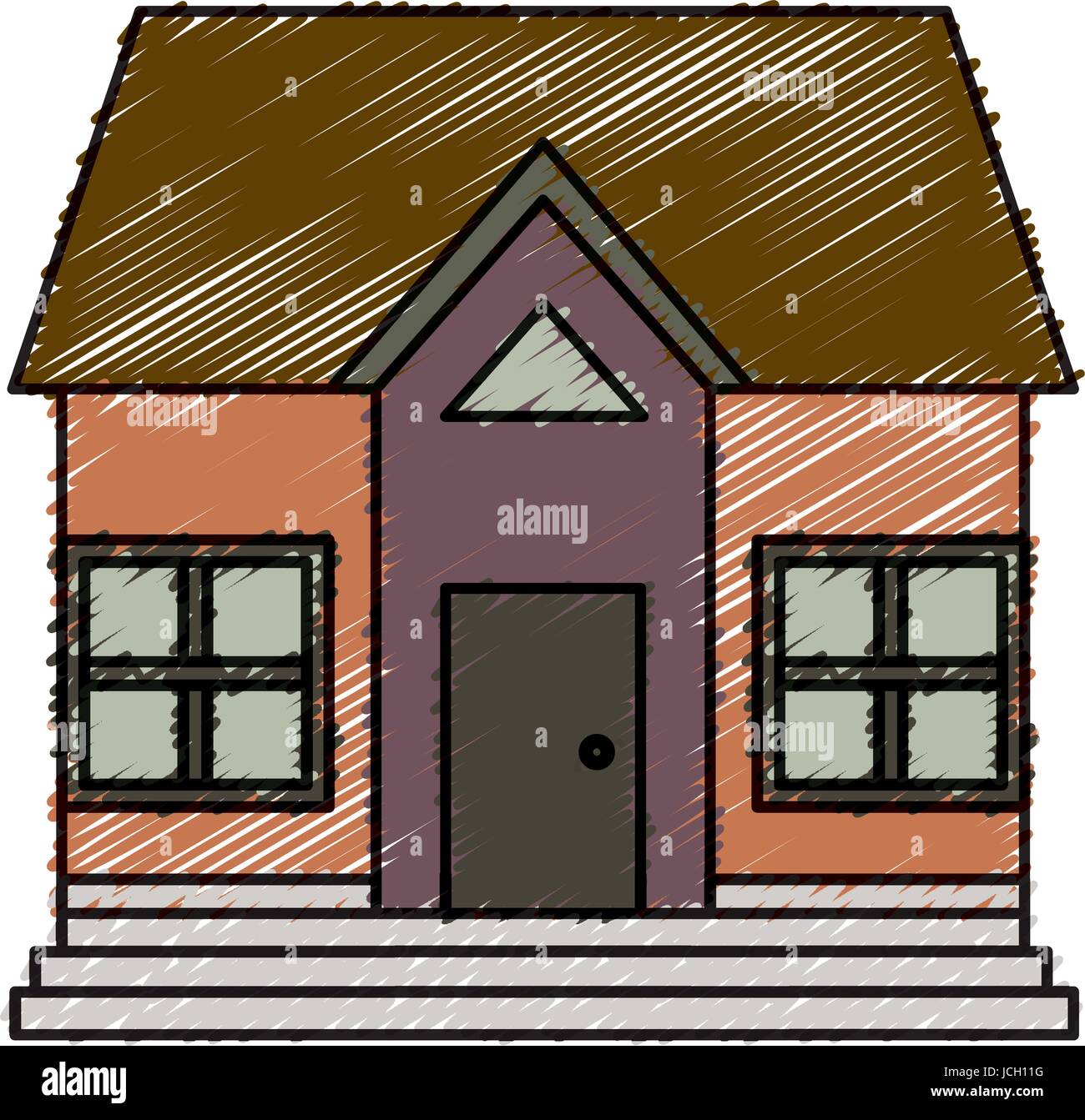 exterior house isolated icon Stock Vector Image & Art - Alamy