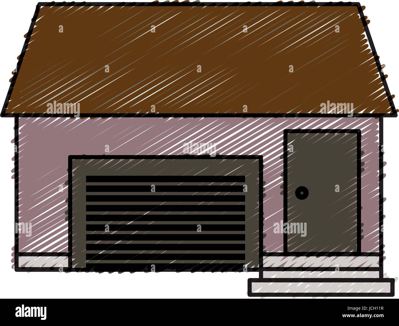 exterior house isolated icon Stock Vector Image & Art - Alamy