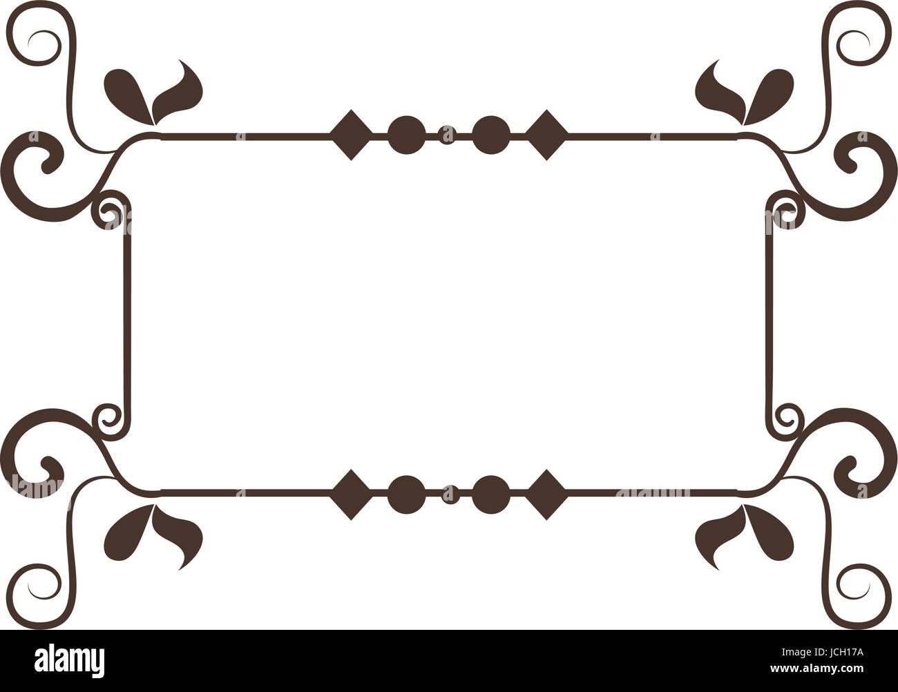 Elegant Victorian style frame Stock Vector Image & Art - Alamy