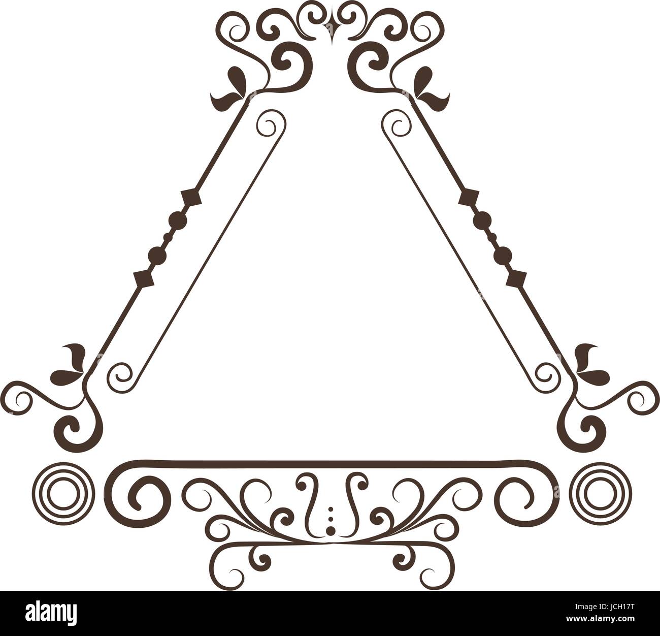 Elegant Victorian style frame Stock Vector Image & Art - Alamy