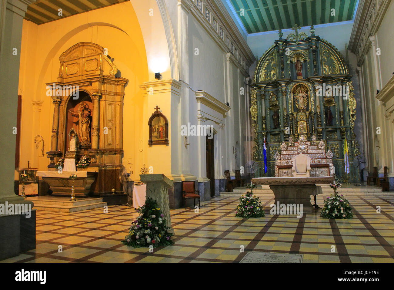 Interior of Metropolitan Cathedral of Our Lady of the Assumption in ...