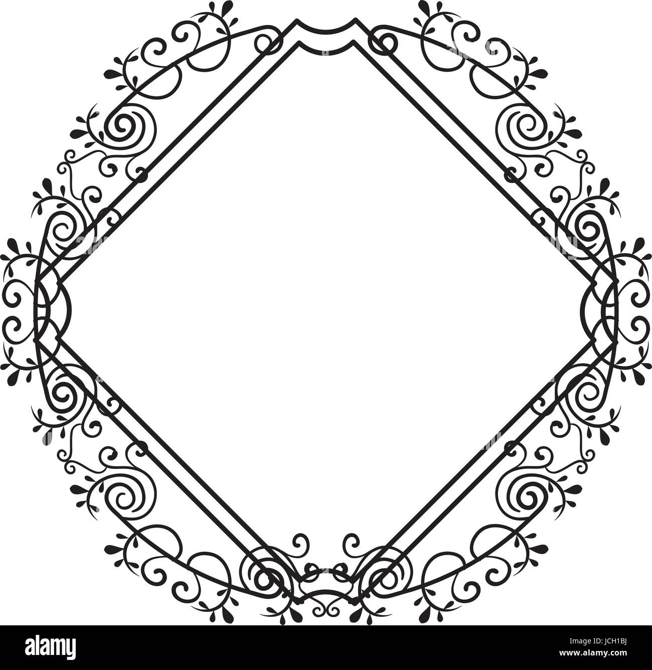 Elegant Victorian style frame Stock Vector Image & Art - Alamy