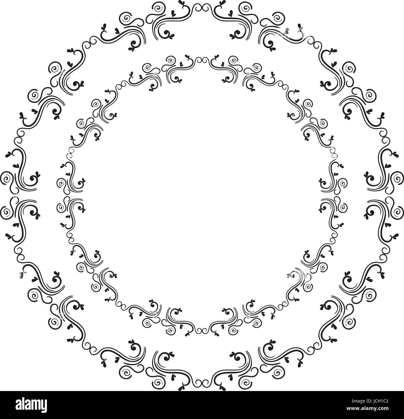 Elegant Victorian style frame Stock Vector Image & Art - Alamy