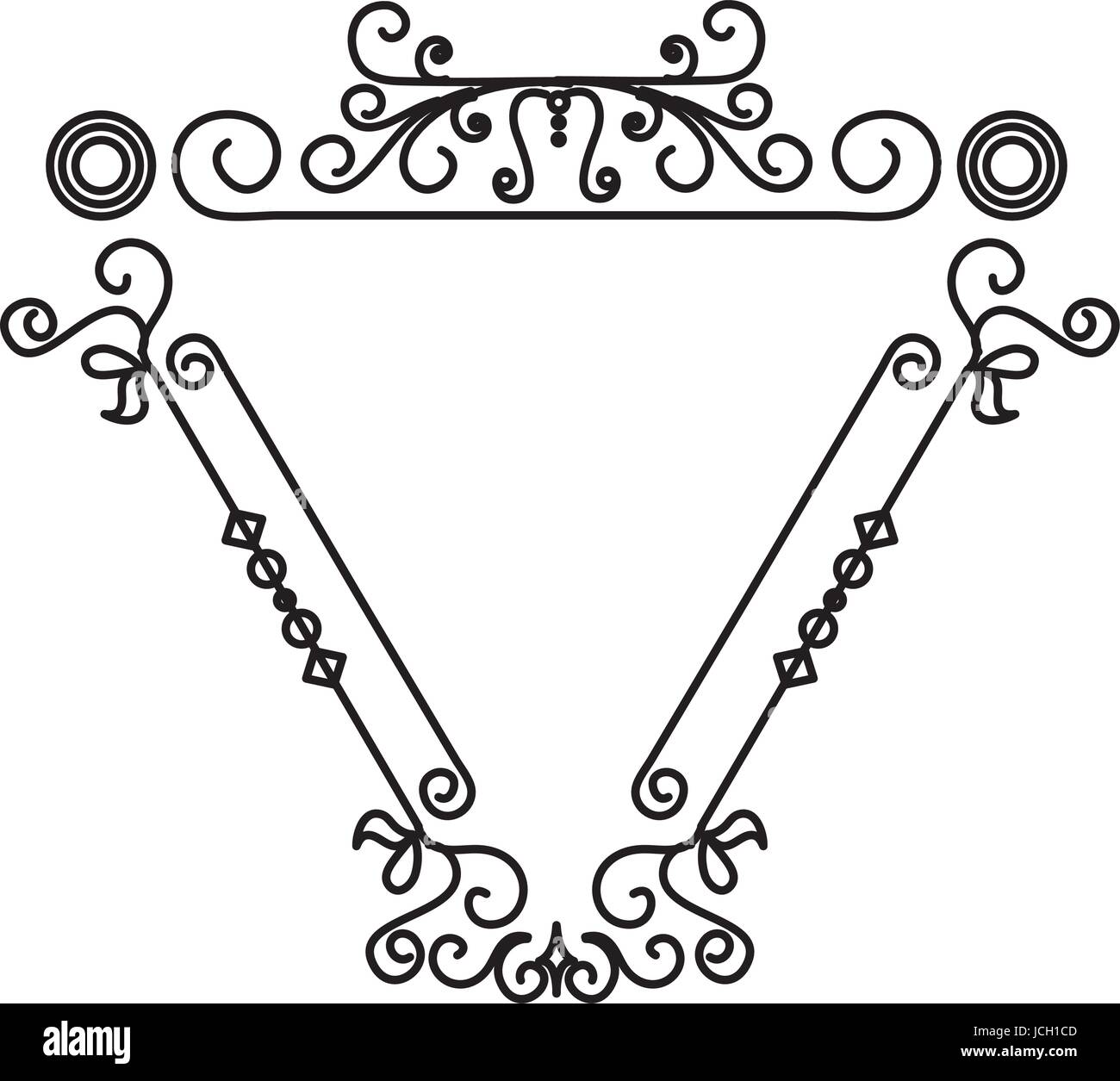 Elegant Victorian style frame Stock Vector Image & Art - Alamy