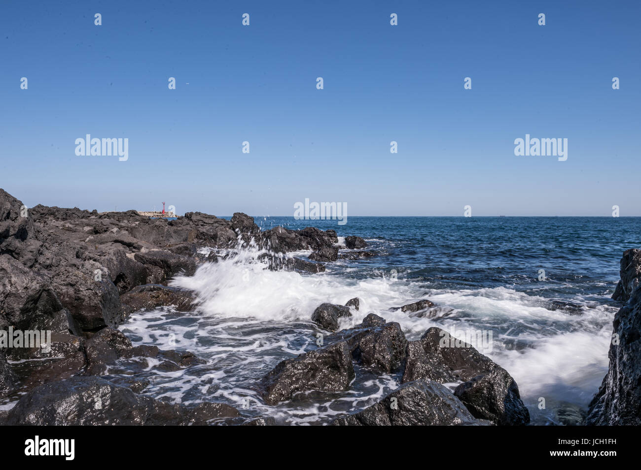 South Korea's Jeju Island beach scenery Stock Photo - Alamy