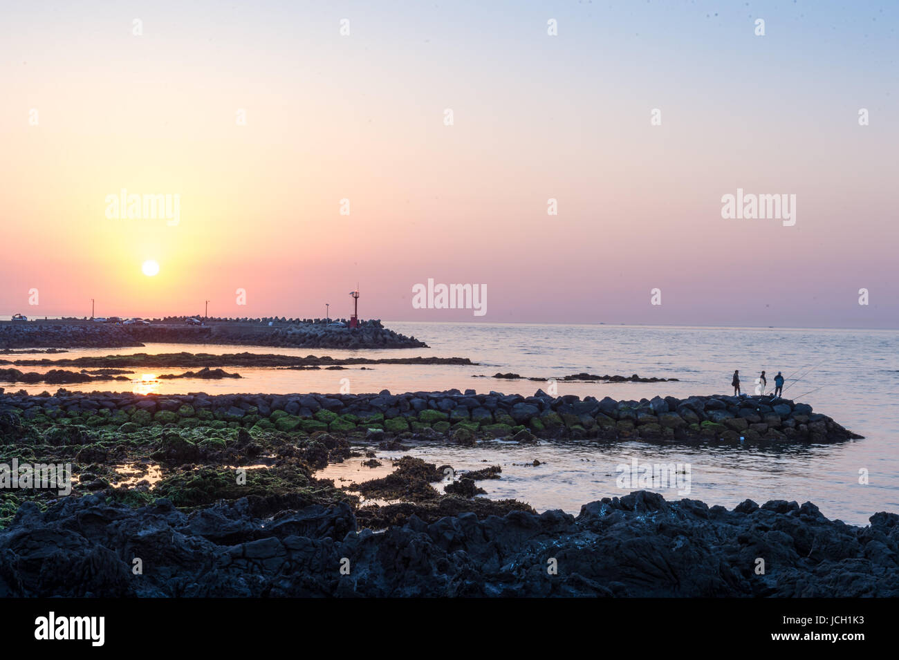 South Korea's Jeju Island beach scenery Stock Photo - Alamy