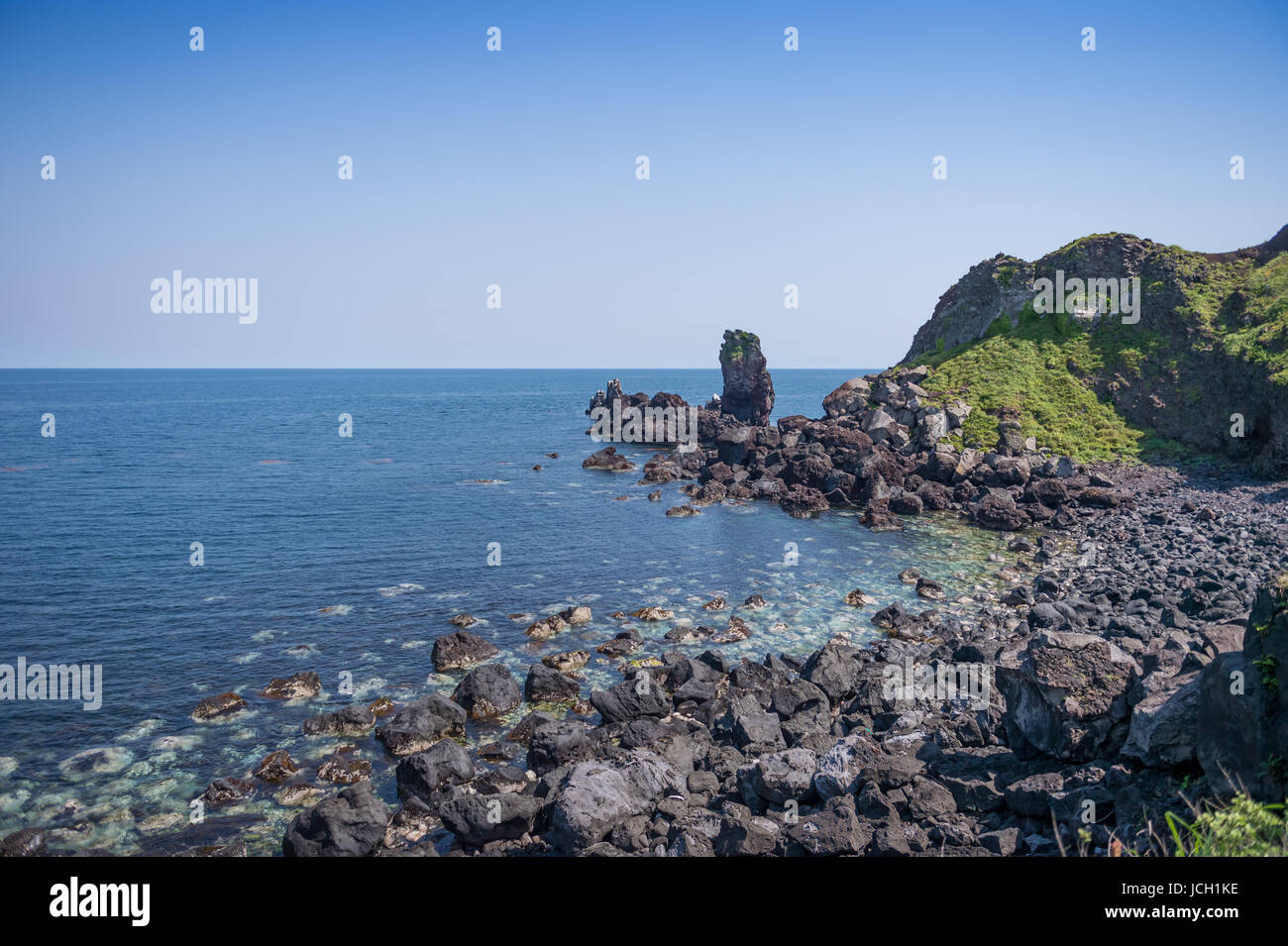 South Korea's Jeju Island beach scenery Stock Photo - Alamy