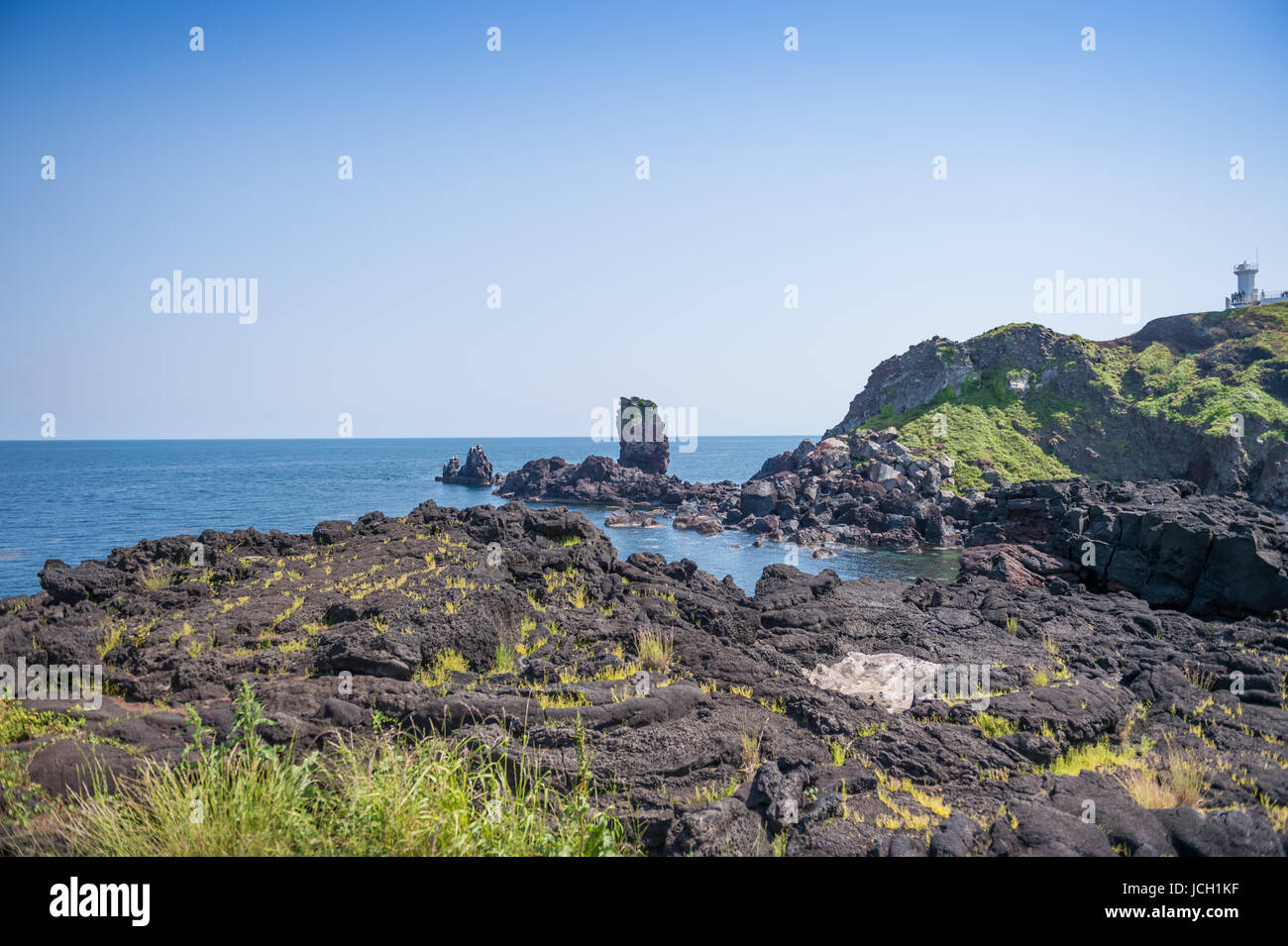 South Korea's Jeju Island beach scenery Stock Photo - Alamy
