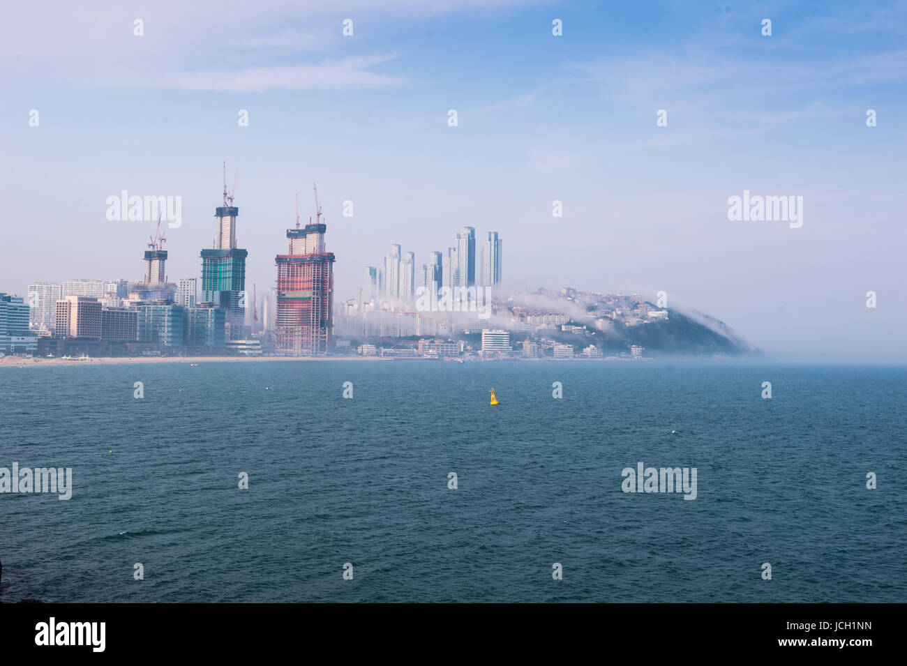 South Korean coastal city of Busan landscape Stock Photo - Alamy