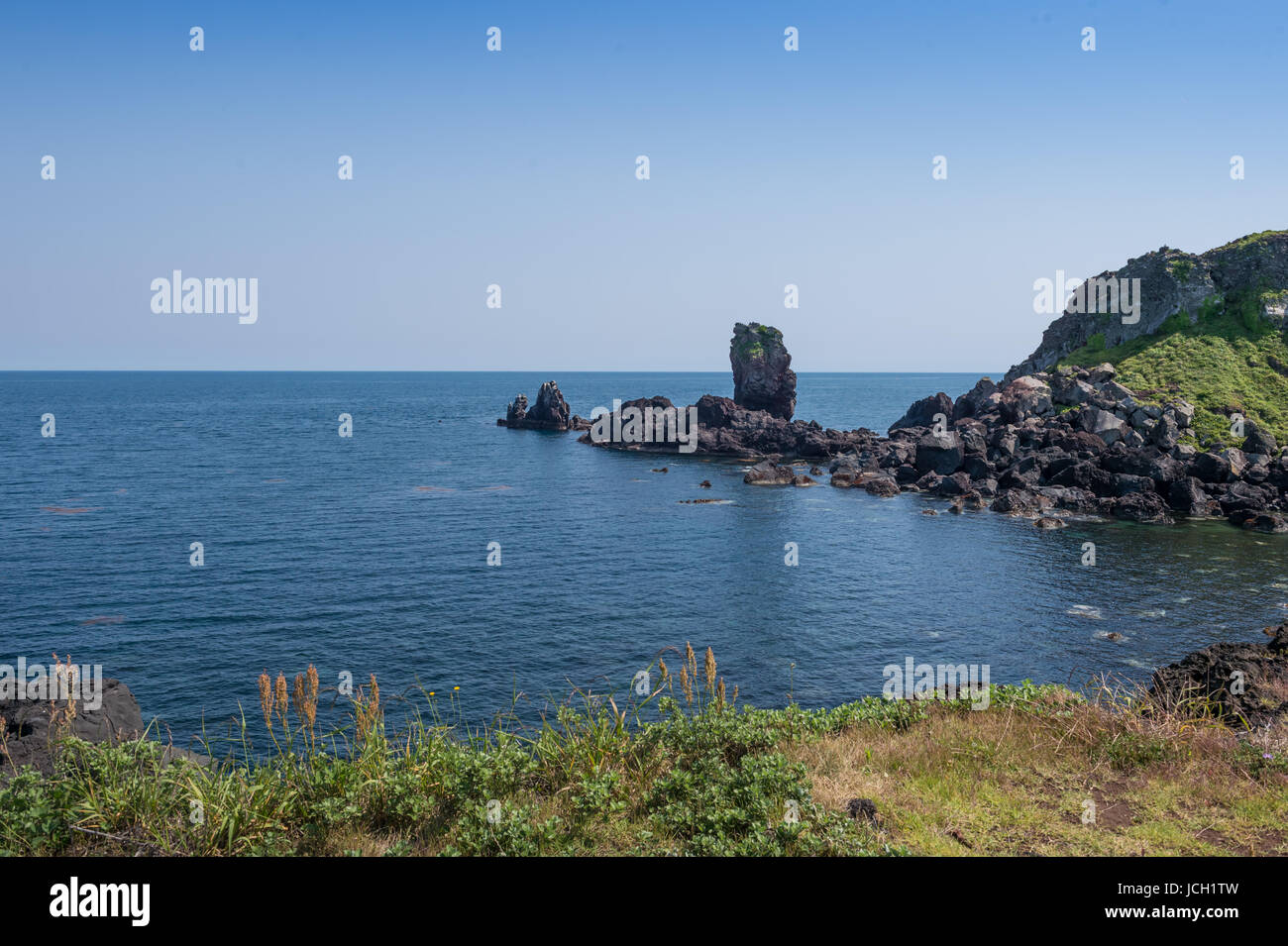 South Korea's Jeju Island beach scenery Stock Photo - Alamy
