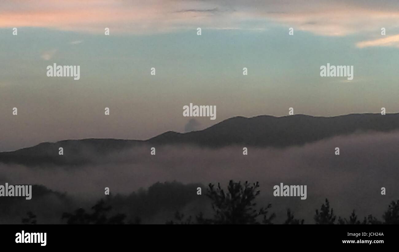 Road in the Smoky Mountains mid June Stock Photo - Alamy