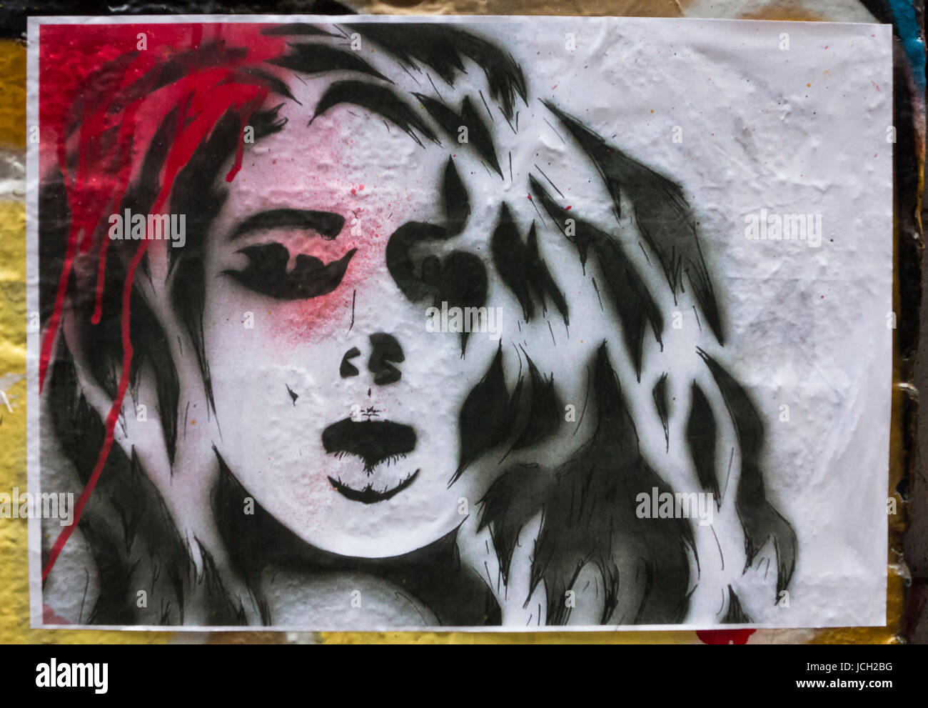 Street art by unidentified artist. Melbourne's graffiti management plan ...