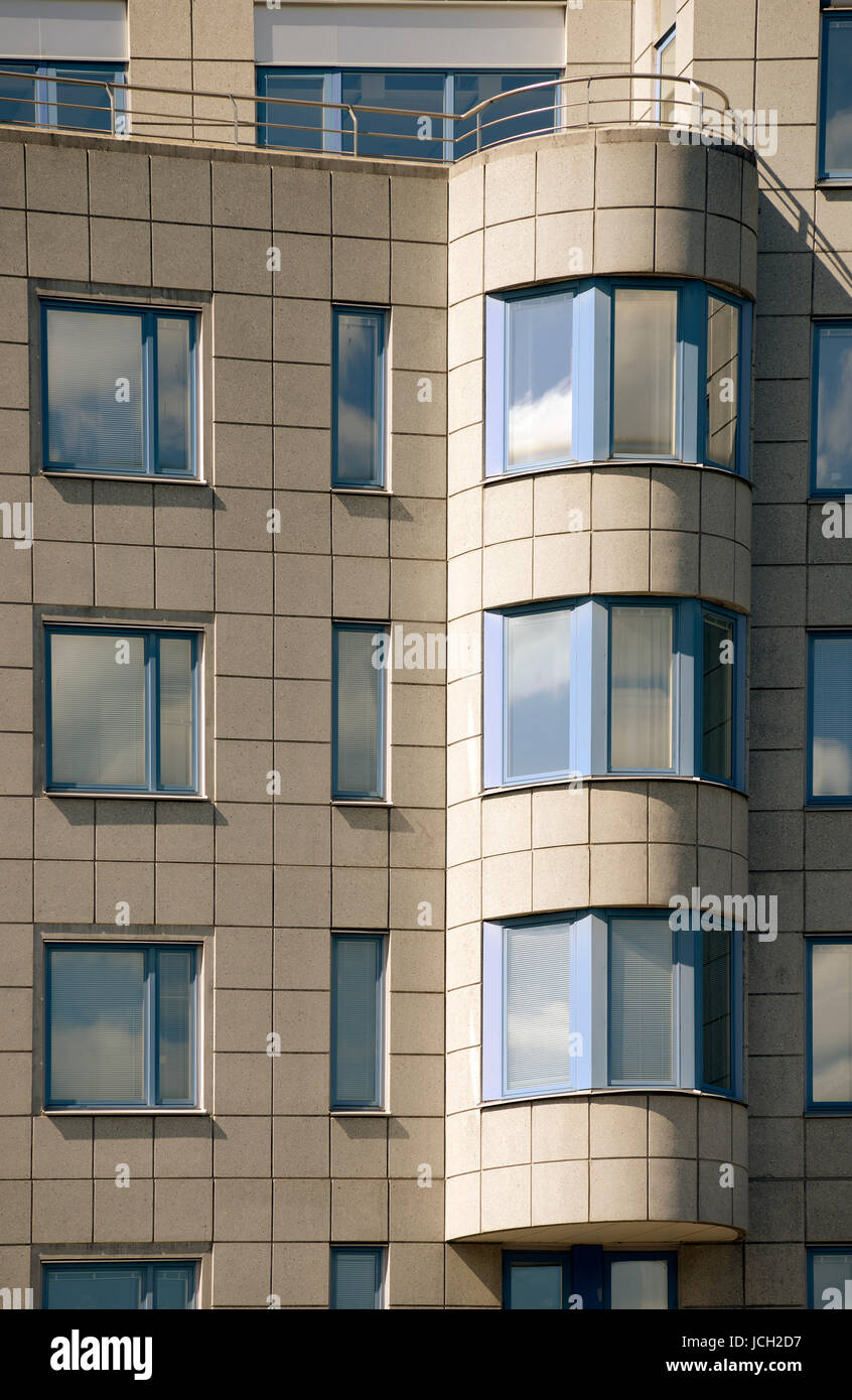 Close-up of modern apartment building in Stockholm Stock Photo - Alamy