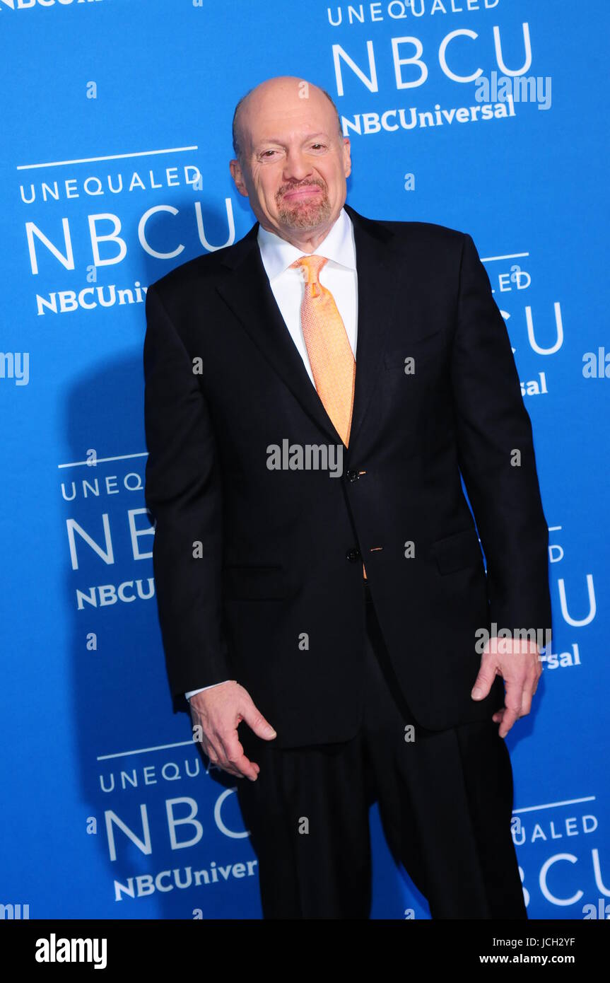 Jim Cramer attending the 2017 NBCUniversal Upfront event at the ...