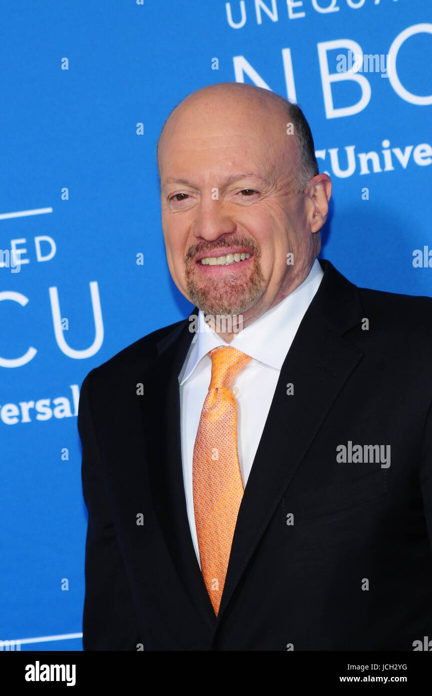 Jim Cramer attending the 2017 NBCUniversal Upfront event at the ...