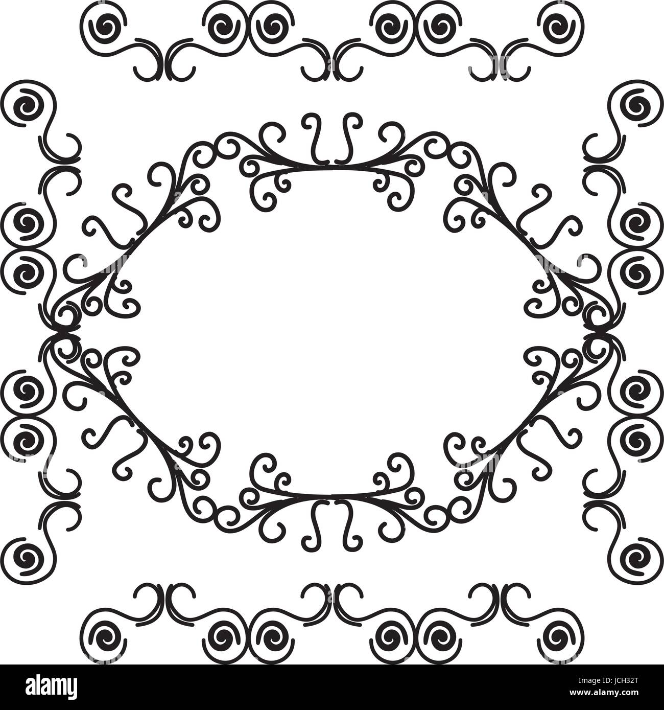 Elegant Victorian style frame Stock Vector Image & Art - Alamy
