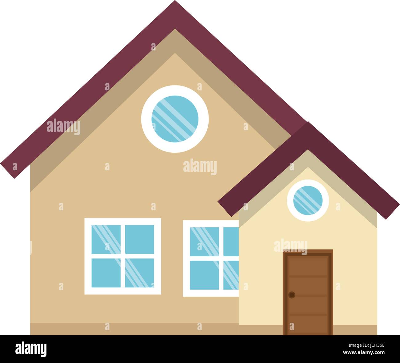 exterior house isolated icon Stock Vector Image & Art - Alamy