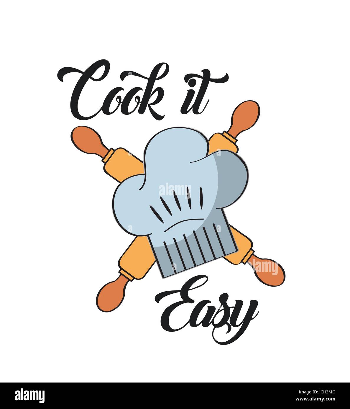 Eat easy logo Stock Vector Images - Alamy