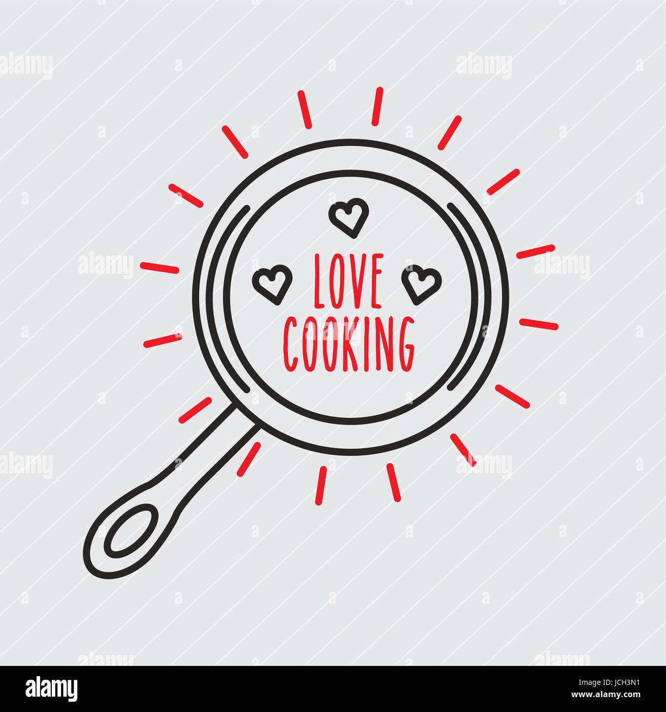 love cooking flat Stock Vector Image & Art - Alamy