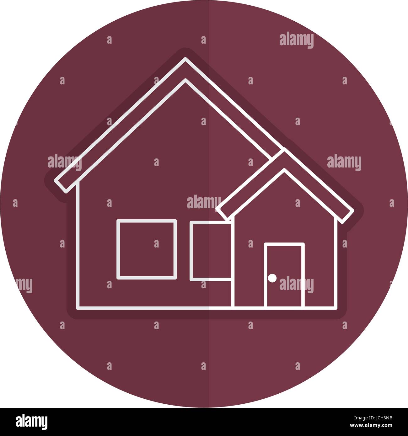 exterior house isolated icon Stock Vector Image & Art - Alamy