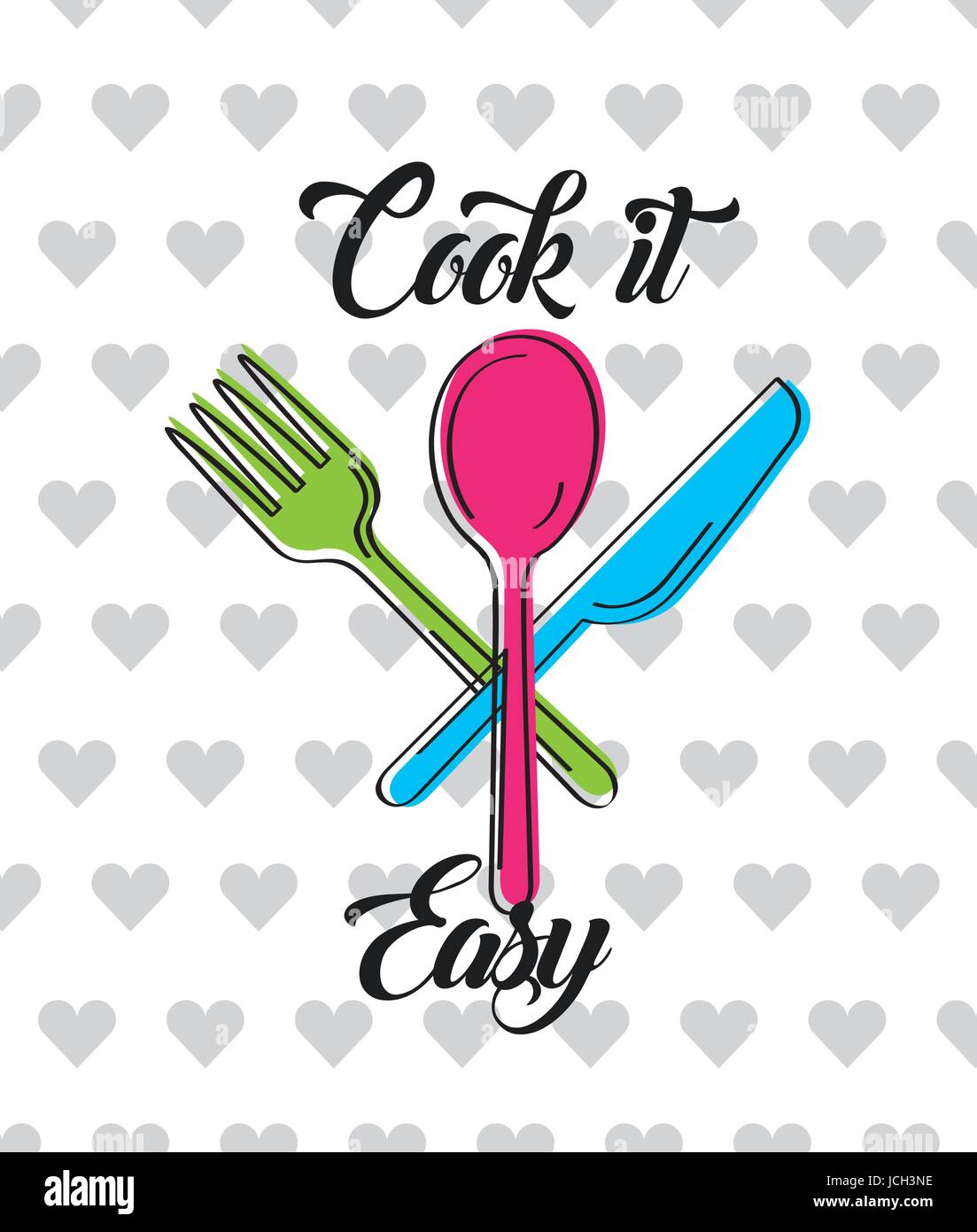 Easy cook Stock Vector Images - Alamy