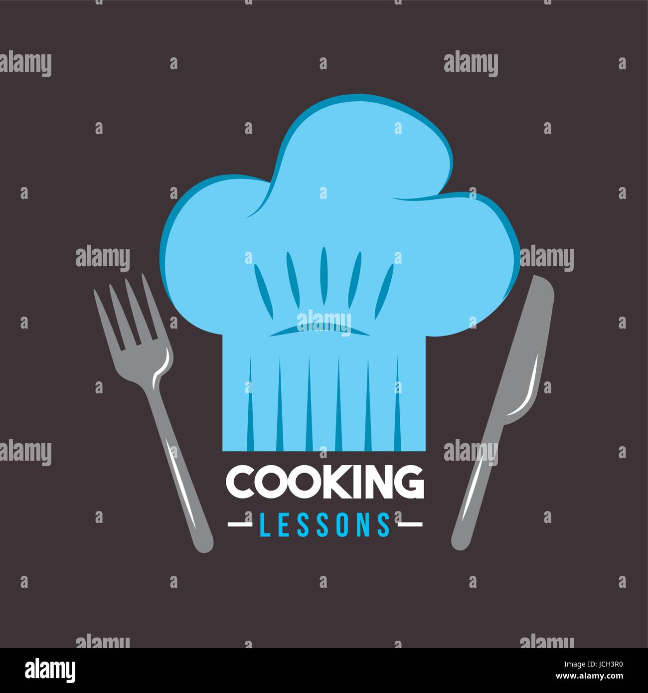 Cooking learning young background Stock Vector Images - Alamy