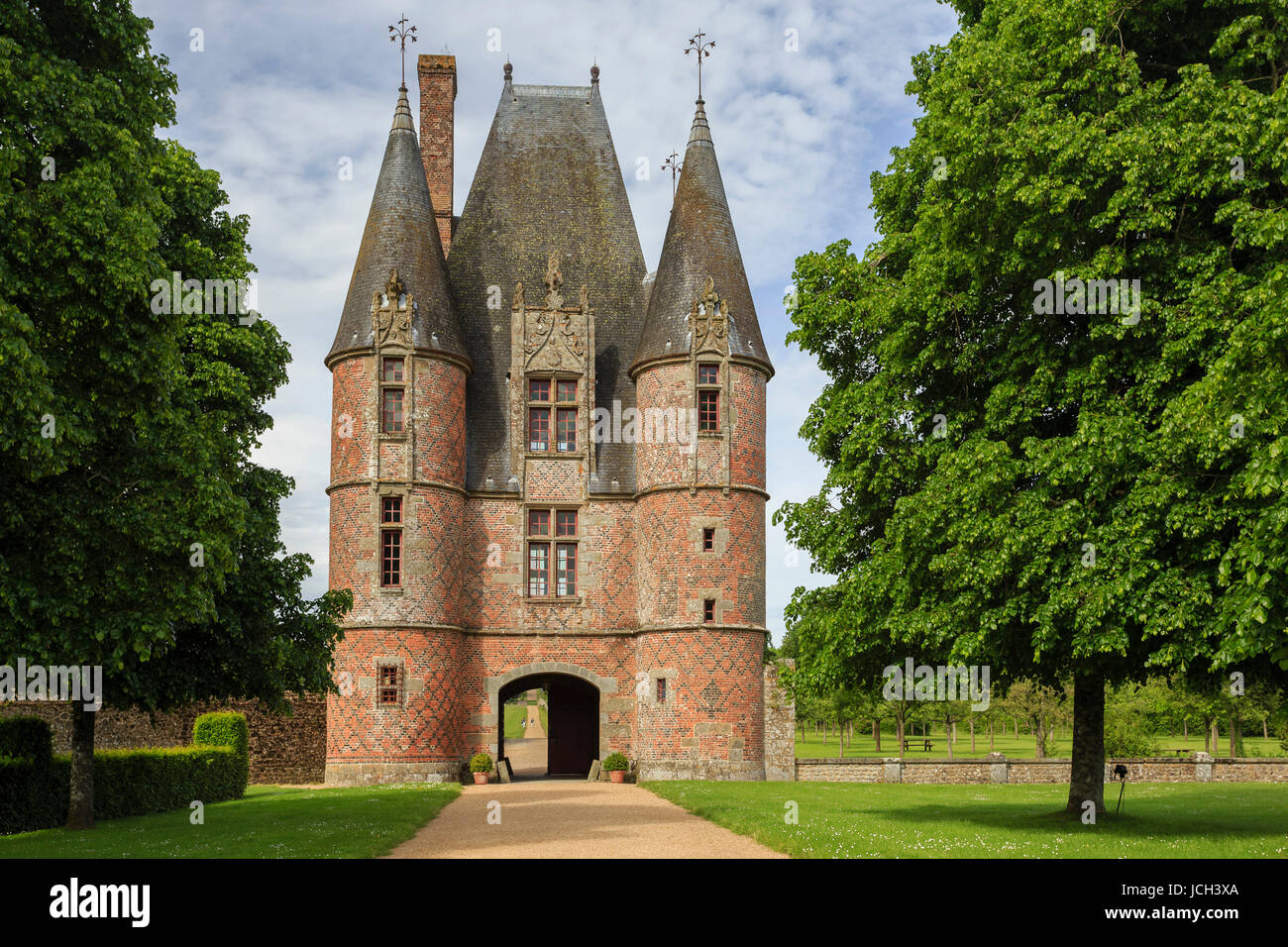 Carrouges castle hi-res stock photography and images - Alamy