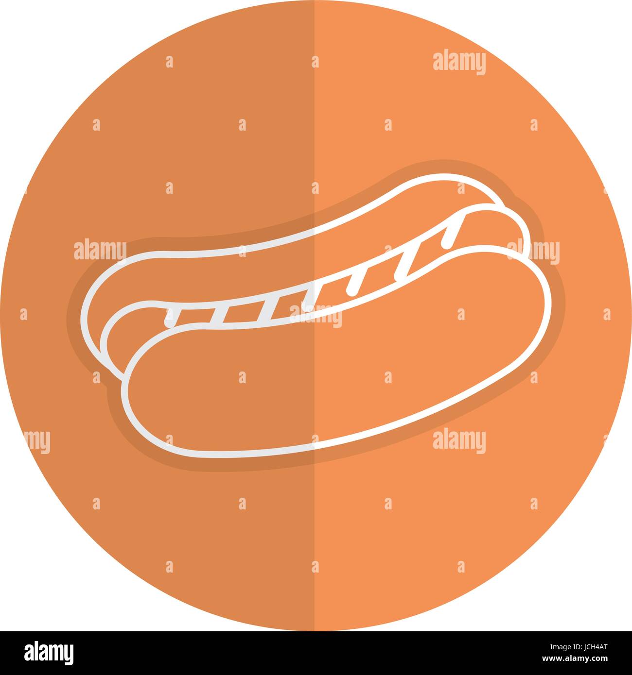 hot dog fast food icon Stock Vector Image & Art - Alamy