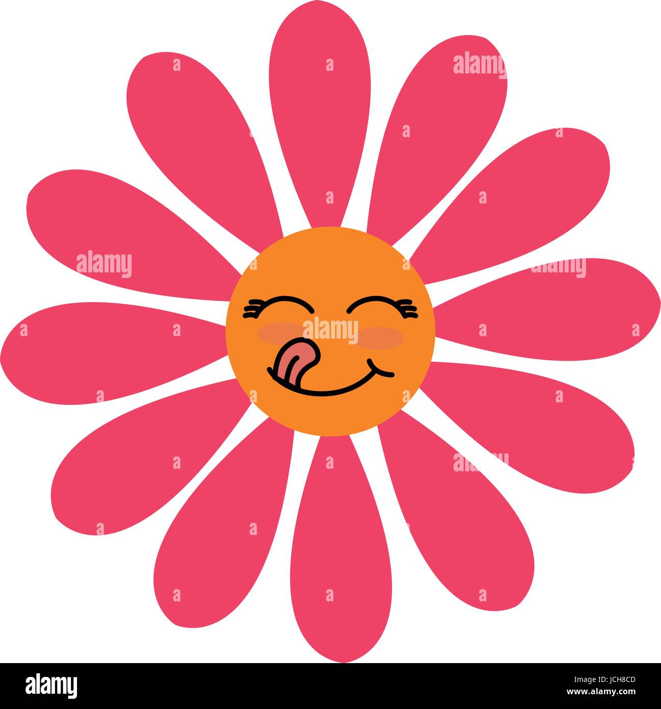 cute sunflower isolated icon Stock Vector Image & Art - Alamy