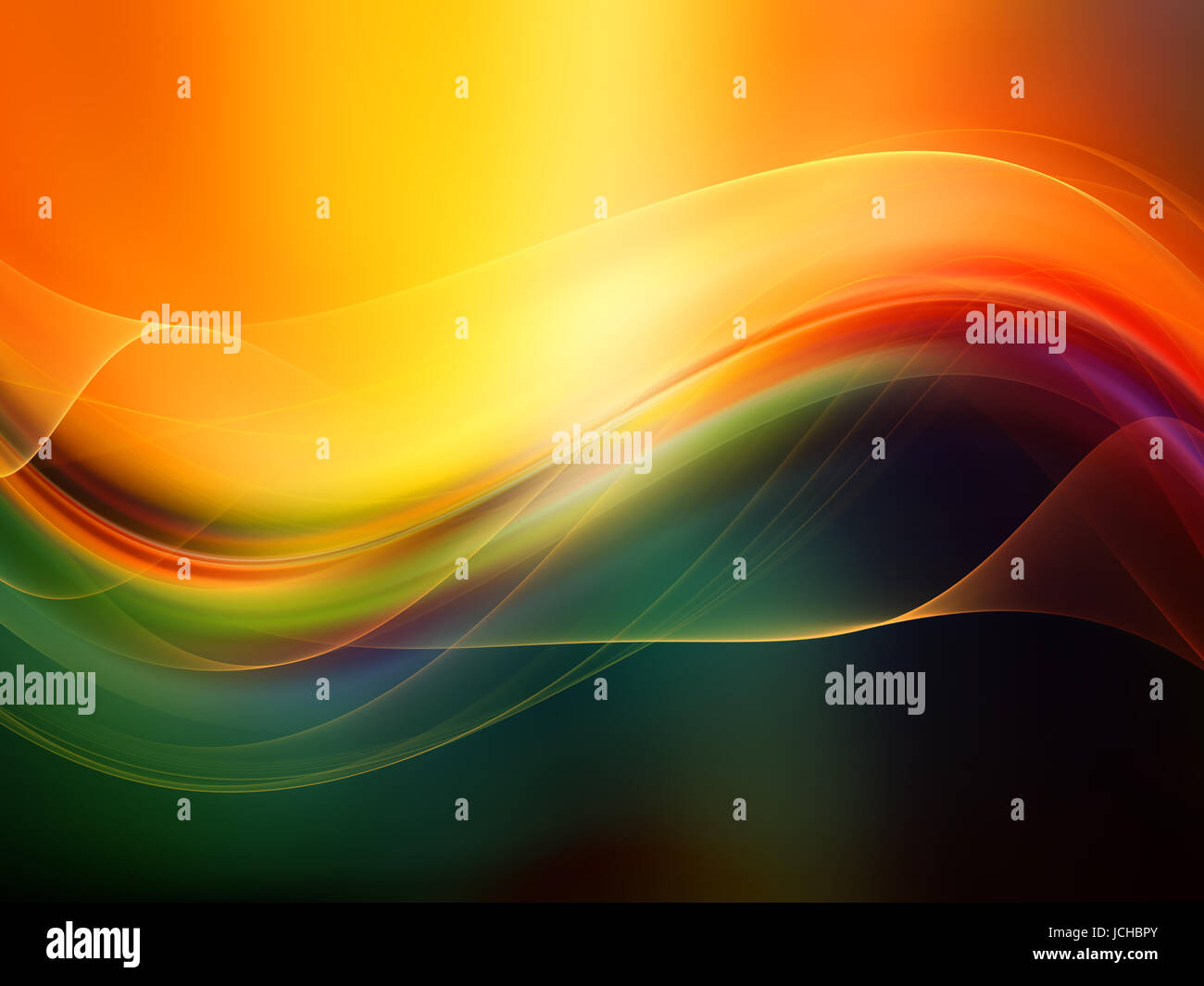 Fractal Wave series. Background design of fractal sine waves and color ...