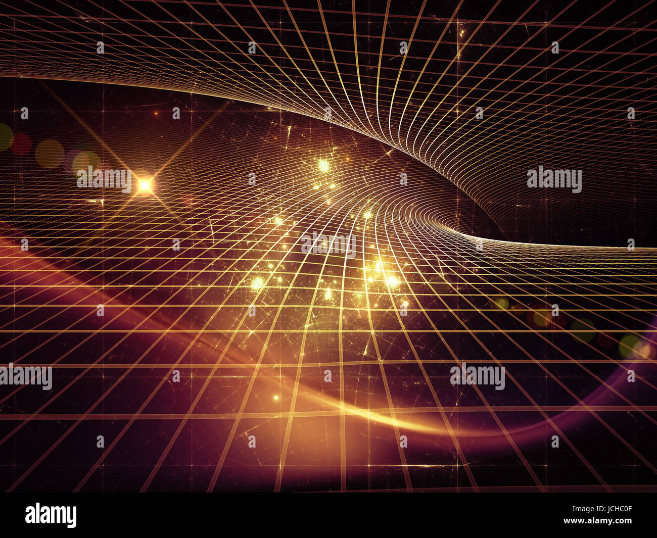 Space Geometry series. Backdrop of Math, geometry and design elements ...