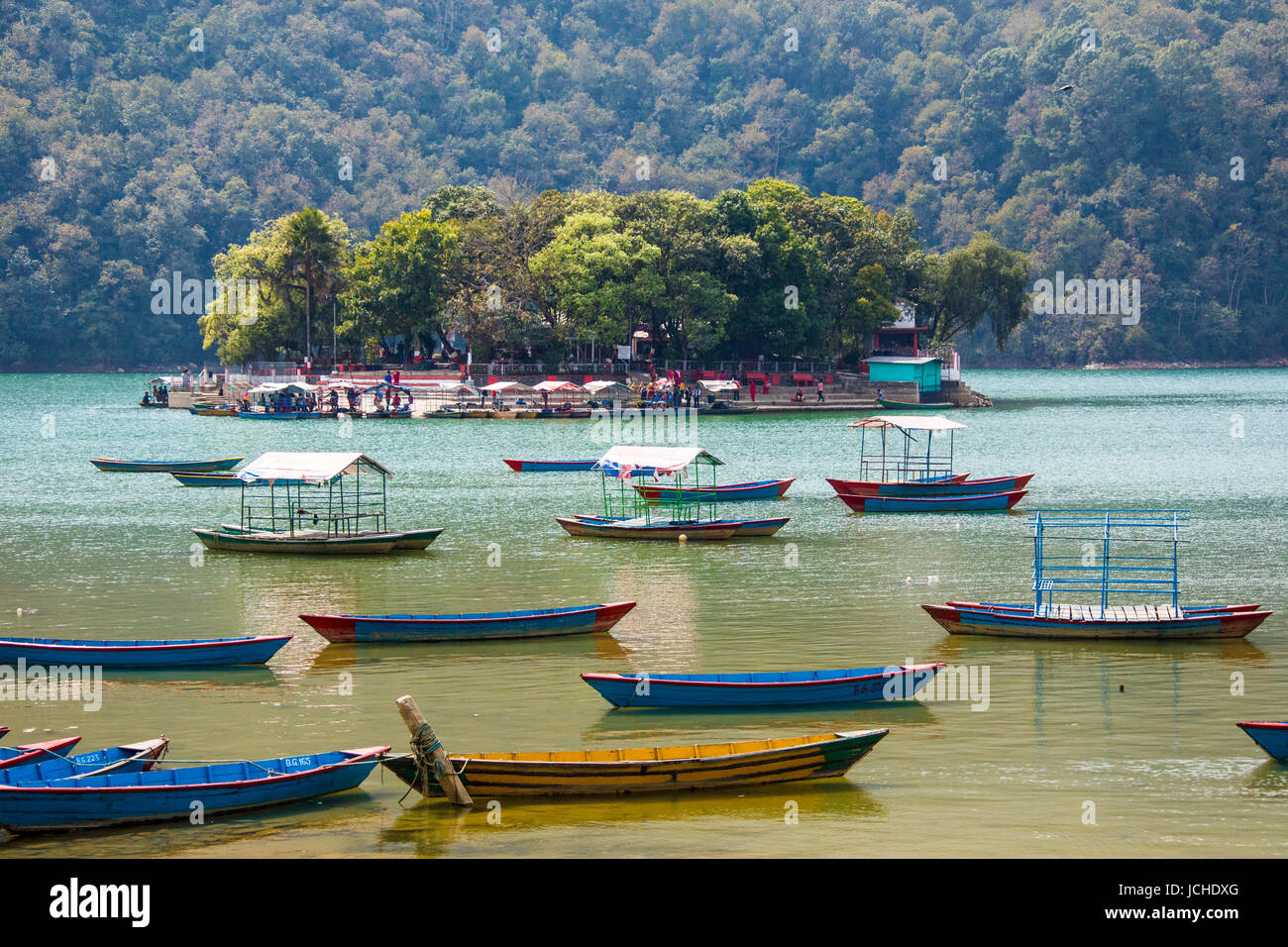 Barahi Hindu Temple, Phewa Lake, Pokhara, Nepal Stock Photo - Alamy