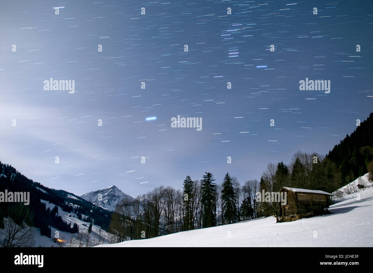 Gstaad night hi-res stock photography and images - Alamy