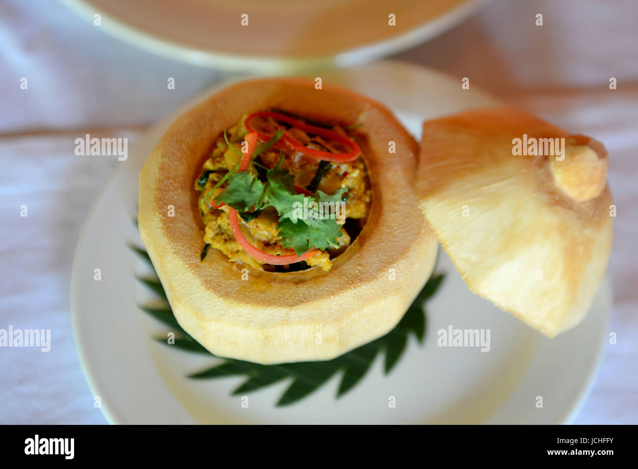 A Khmer Curry Amok stylel in the City centre of Siem Riep neat the ...