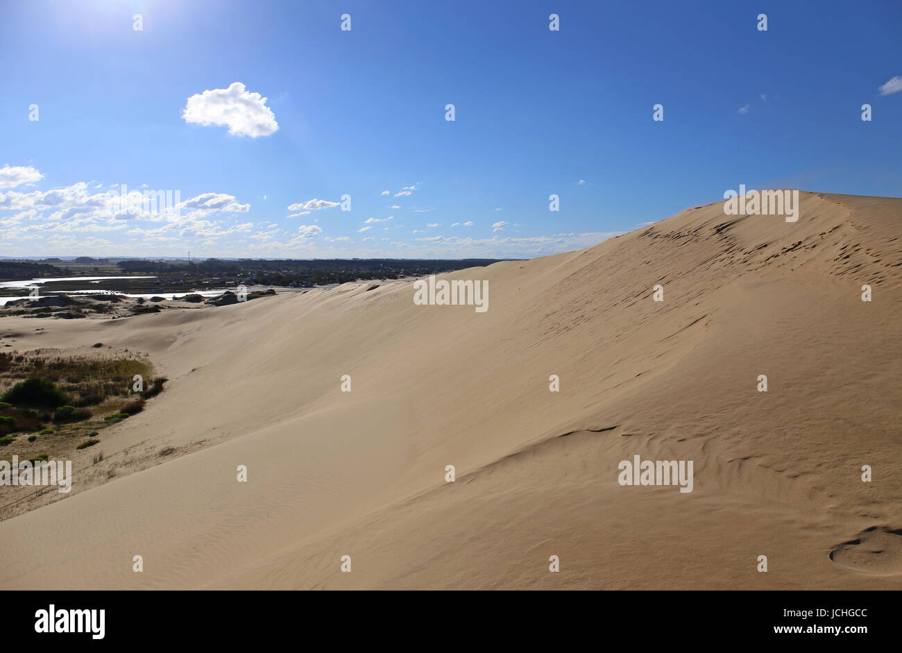 Dunes behind of Barra de Valizas - Uruguay Stock Photo - Alamy