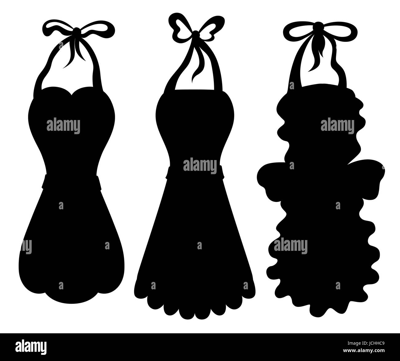 Vector illustration. women's lovely apron kitchen apron. pink apron ...